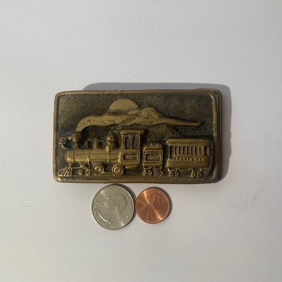 Accessories | Vintage 1975 Belt Buckles Train Steam Engine Adezy Denver Country Western | Poshmark